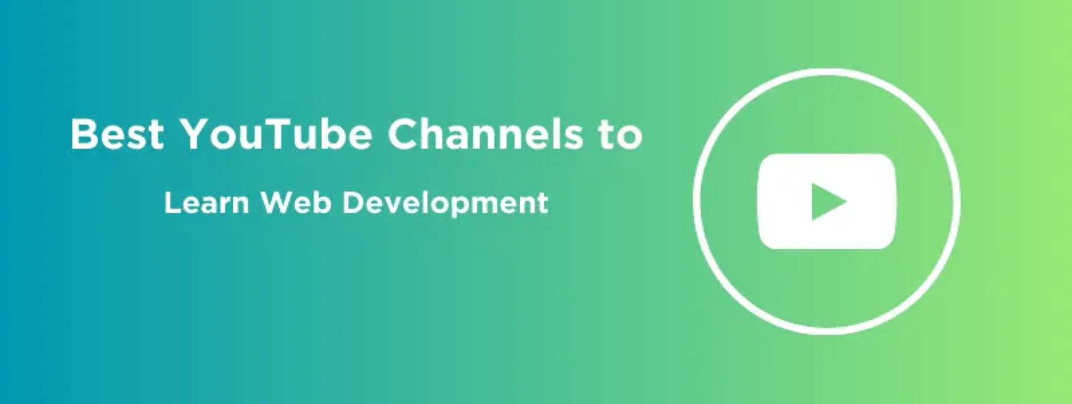 Best YouTube Channels for Learning Web Development and Programming