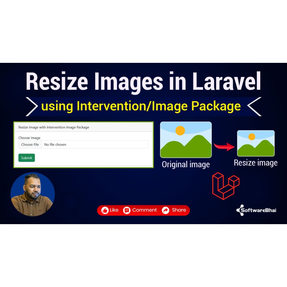 Laravel Resize Images Source Code | Intervention/Image + Laravel (GitHub)